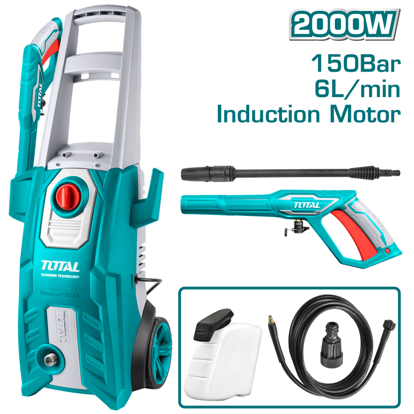 Hidrolavadora Industrial de alta Presion 2000W TOTAL